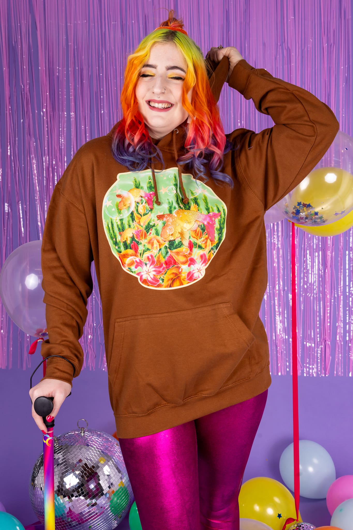 Fish Bowl Toffee Hoodie – The Grunge Monkey
